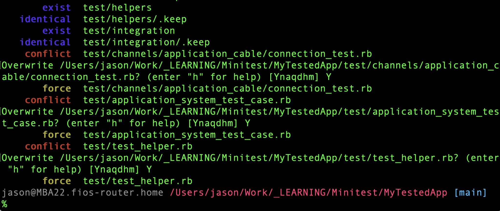 Minitest Masterclass (Part 2: Minitest with Rails) - Jason Fleetwood-Boldt